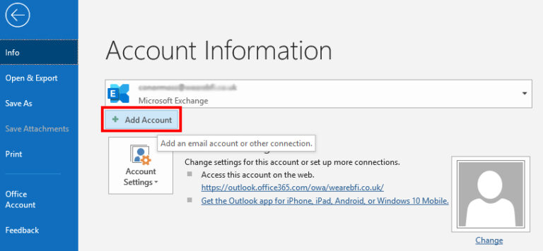 Outlook Email Setup | Email Guides | BFI News and Tips